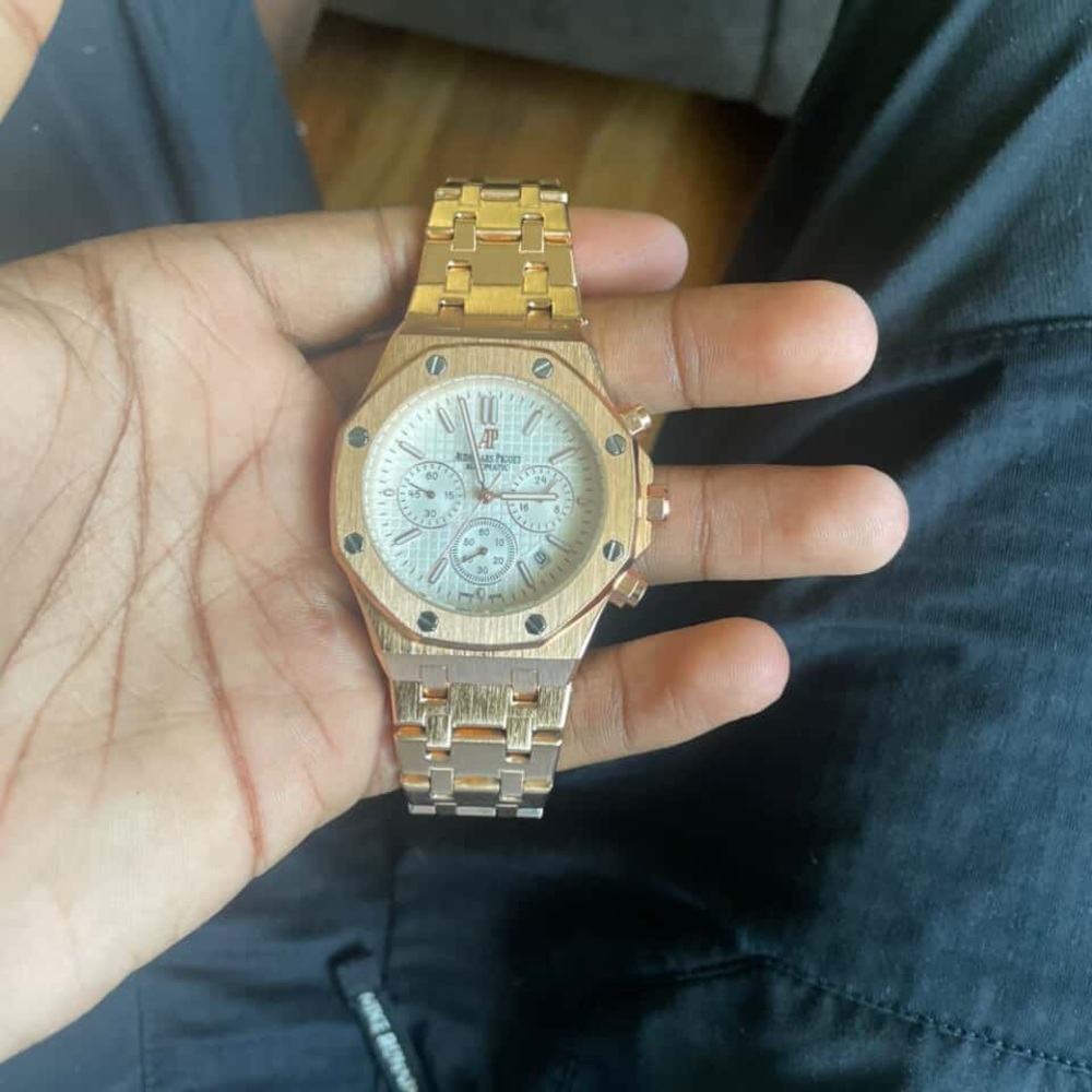 Audemars Piguet Gold And Silver Men's Watch - Gem